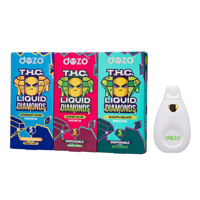 Dozo - Liquid Diamonds THC-A Disposable (5g) | Inhale More