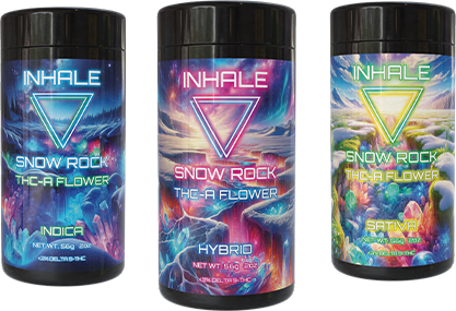 Inhale More - THC-A Snow Rock Flower Jar (56g) | Inhale More
